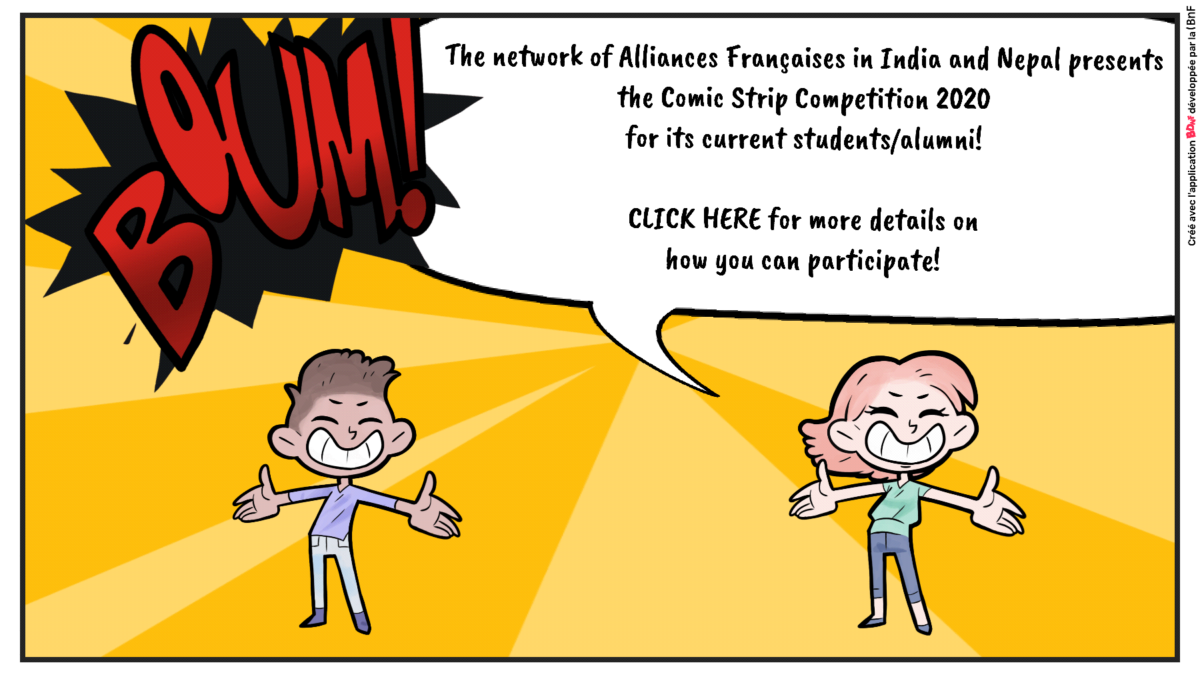 Comic Strip Competition 2020 - Alliance Française de Bombay